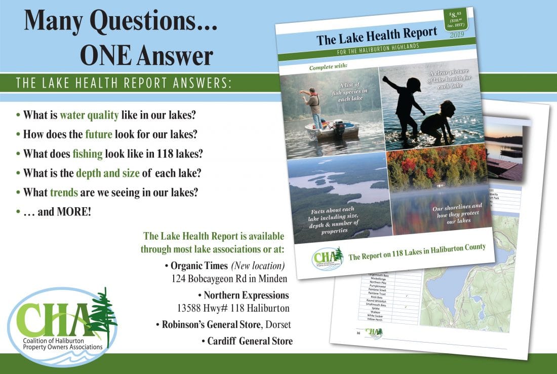 CHA Lake Health Report Ad • Dorset Ontario Directory Of Tourism ...